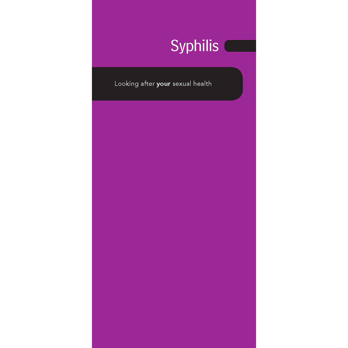 Syphilis: The FPA Guide (pack of 50)